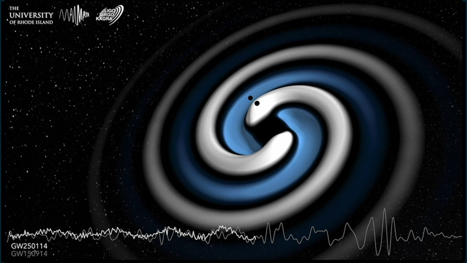 Video | GW250114 merger simulation | LIGO Lab | Caltech